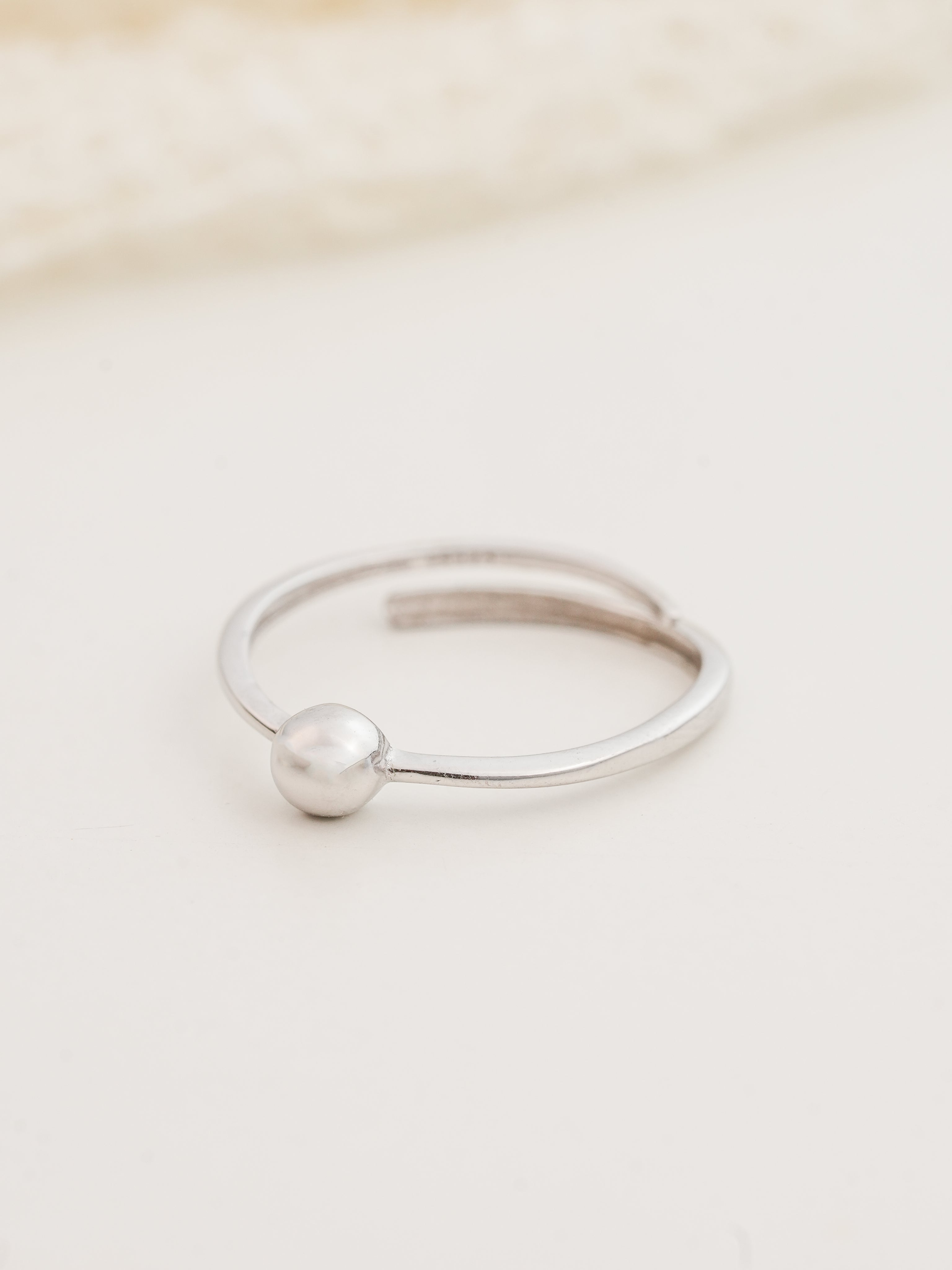 Casual Silver Ball Ring | Silver Rings For Women | Johori