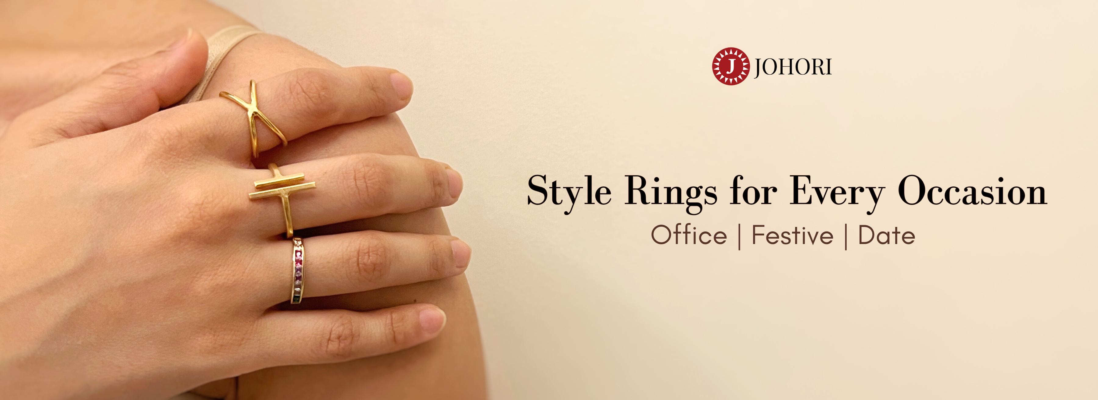 How to Style Rings for Every Occasion- Office, Festive & Date | Johori