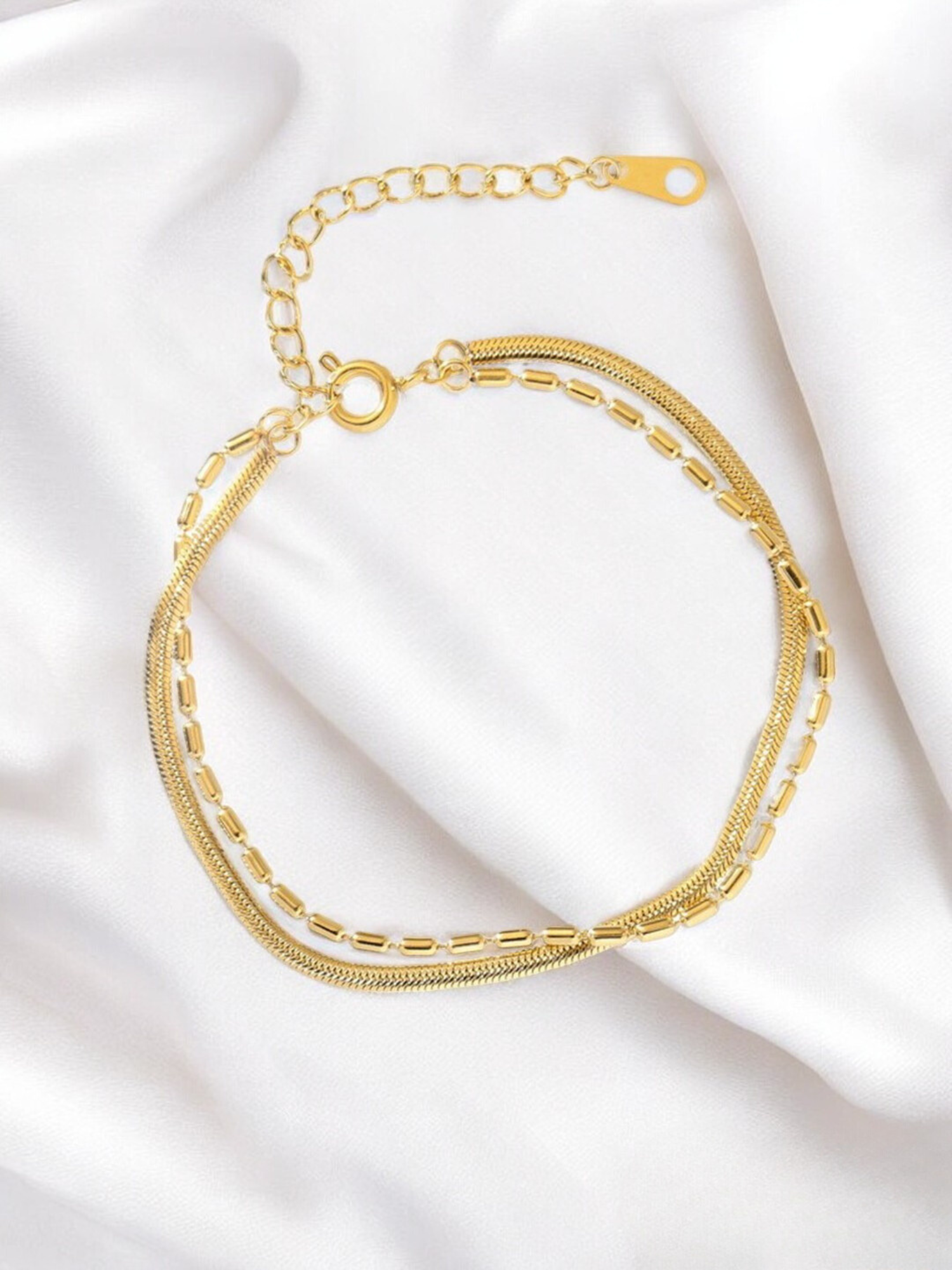 Shop Double Layer Gold Bracelet For Women | Johori