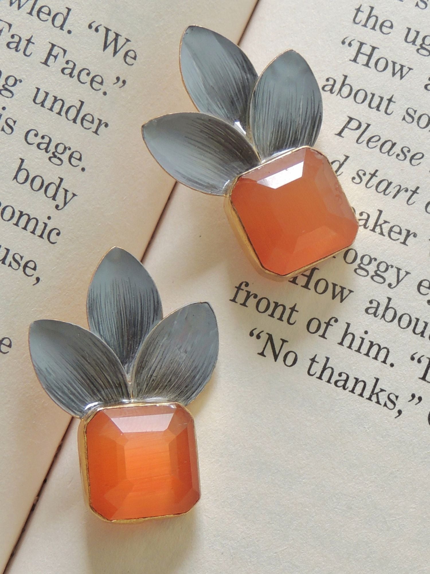 Stylish Pastel Grey Studs Online | Studs For Women | Johori